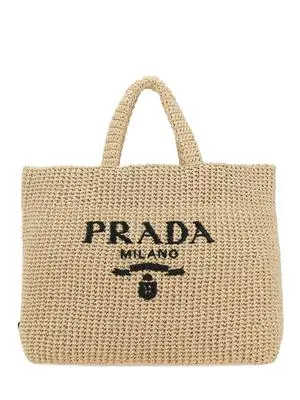 PRADA Raffia Shopping Bag
