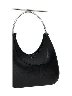 Alexander McQueen Leather Top Handle Bag - Black