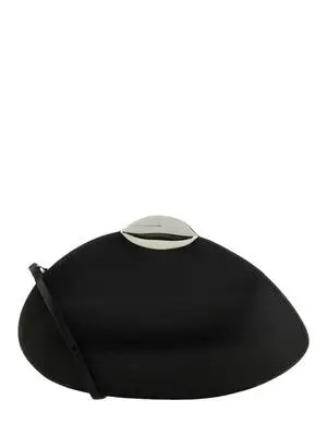 Benedetta Bruzziches Belle De Jour Leather Clutch - Black