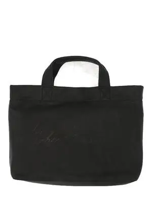 Yohji Yamamoto Hammered Leather Tote Bag - Black