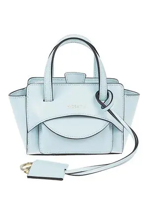 HIDESINS Flap XS Leather Tote Bag Clear Blue