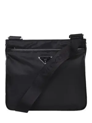 Prada Nylon Shoulder Bag - Black