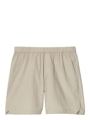 Cos Pima Cotton Elasticated Shorts Beige