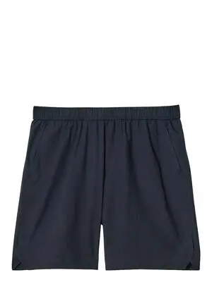 Cos Pima Cotton Elasticated Shorts Blue