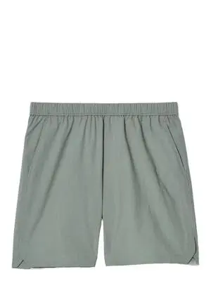 Cos Pima Cotton Elasticated Shorts Green