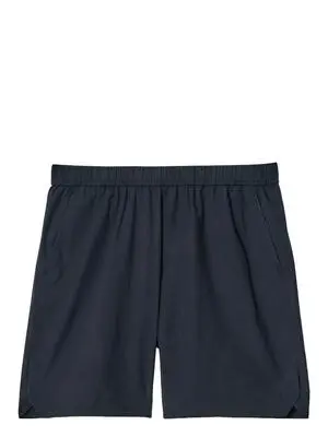 Cos Pima Cotton Elasticated Shorts Navy