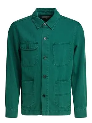 ALEX MILL Work Overshirt Jacket - Green