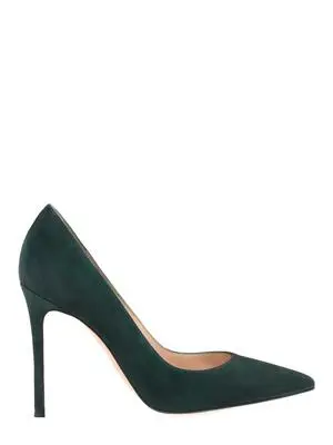 GIANVITO ROSSI 105 Leather Pumps - Green