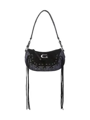 Guess Saddle Shoulder Bag - Black