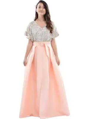 TULLEEN Tulleen Arcola Maxi Dress Peach