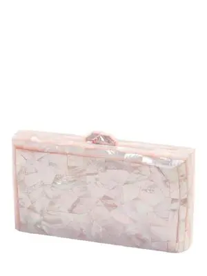 FREYA ROSE Mother Of Pearl Clutch - Aphrodite Pink