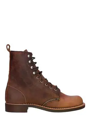 Red Wing Lace-up Leather Boots - Brown