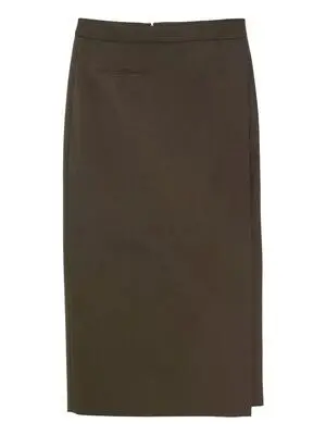 LESS Long Waist Skirt - Green