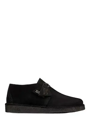 Clarks Desert Trek Suede Boots - Black
