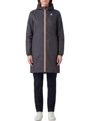 K-WAY Le Vrai 4.0 Eiffel East Technical Fabric Windbreaker - Black