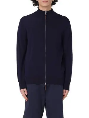 BALLANTYNE Zip-up Sweater - Navy