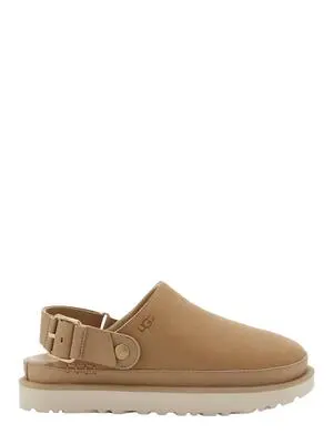 UGG Goldenstar Villa Suede Clogs Tan