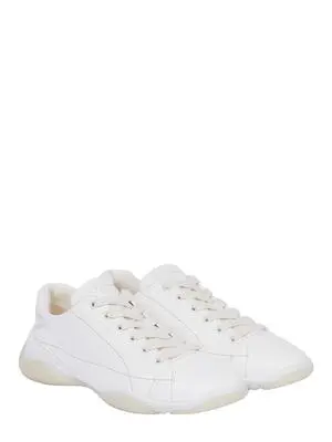 Prada Leather Sneakers - White