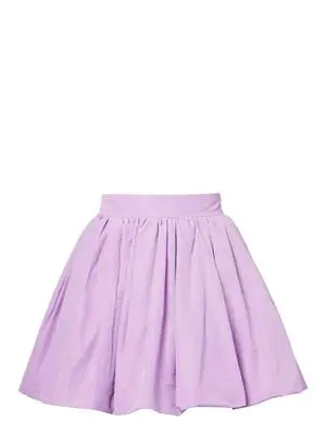 Patou Gathered Miniskirt - Purple