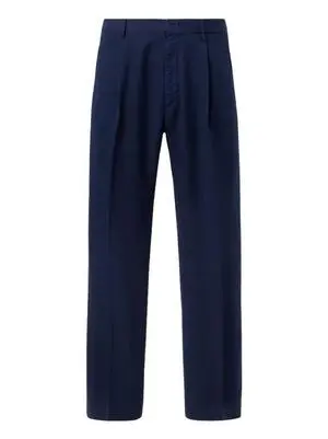 SLOWEAR Linen And Cotton Chinos - Blue