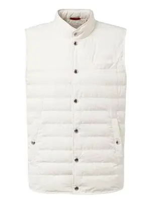 Brunello Cucinelli Padded Down Vest - White