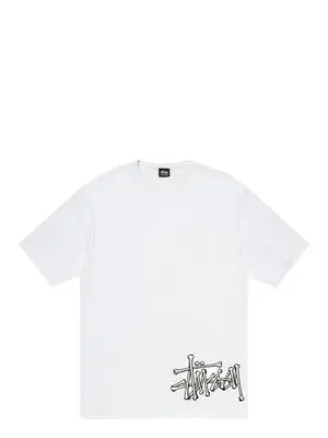 StÜssy Bones Stock Tee - White