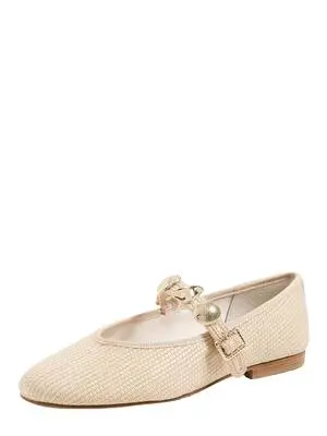 Dolce Vita Relan Flats - Lt Natural Raffia