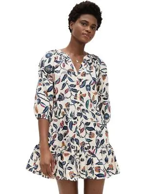 APIECE APART Mini Dress - Garden Floral Cream