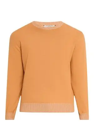 FIORONI Fioroni Cotton And Cashmere Duvet Vanise Crewneck Sweater