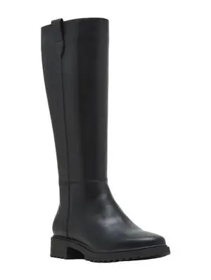 Blondo Blondo Colorado Waterproof Knee High Riding Boots Black Leather