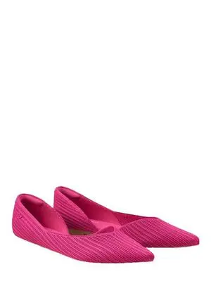 Vivaia VIVAIA Pointed-Toe Flats Pitaya