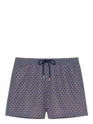 HOM Anglet Beach Boxer - Turquoise Print