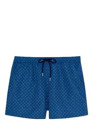 HOM Hendaye Beach Boxer - Blue Print
