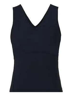 Sweaty Betty Gaia V-neck Stretch-woven Vest Top - Black