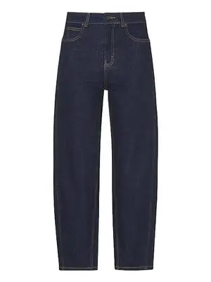 Whistles High-rise Barrel Leg Jeans - Dark Denim