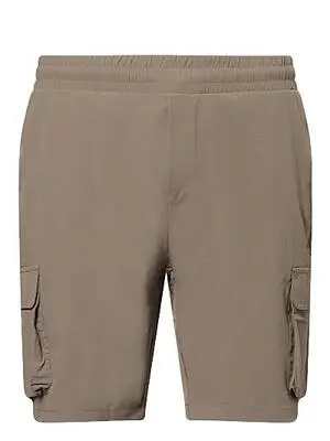 ARNE Utility Cargo Stretch-woven Shorts - Olive