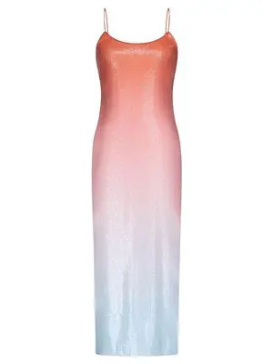 Diane Von Furstenberg Ombre Sequin Midi Dress - Cirrus Ombre