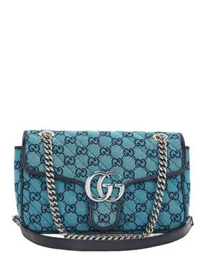 Gucci Gg Marmont Shoulder Bag - Blue