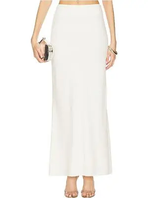 THE SEI Crepe Bias Maxi Skirt - Cream