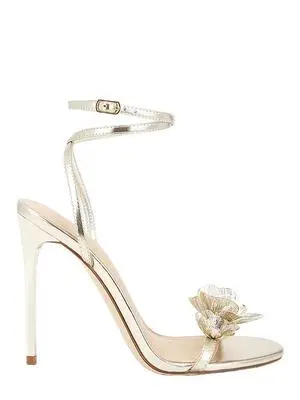 Steve Madden Sheila Metallic Sandals - Gold
