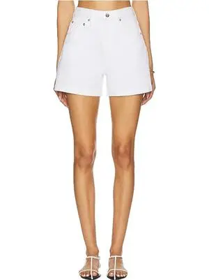 PISTOLA Saige Denim Shorts - Polished White