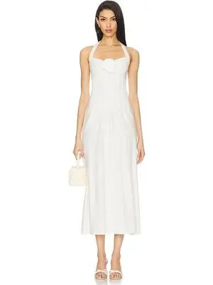 Majorelle Alora Midi Dress - Ivory
