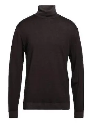 DANIELE FIESOLI Merino Wool Turtleneck - Brown