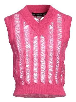 Andersson Bell Knitted Sleeveless Top - Fuchsia