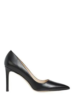 STUART WEITZMAN Leigh 95 Leather Pumps - Black