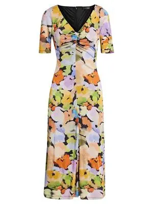 Stine Goya Jose Floral-print Midi Dress - Multicolor