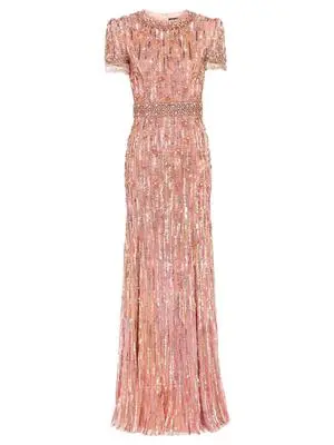 Jenny Packham Roxy Maxi Dress - Pink