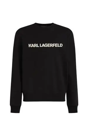Karl Lagerfeld Organic Cotton Sweatshirt - Black