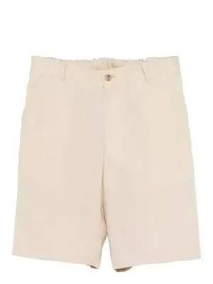 Paul Smith Linen Shorts - Neutrals