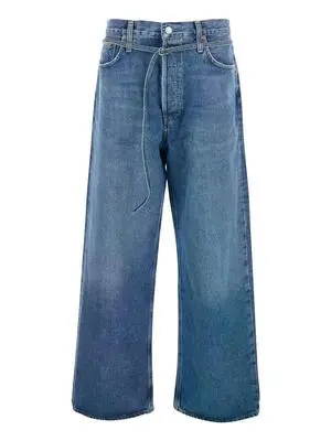 AGOLDE Emmi Belted Jeans - Blue